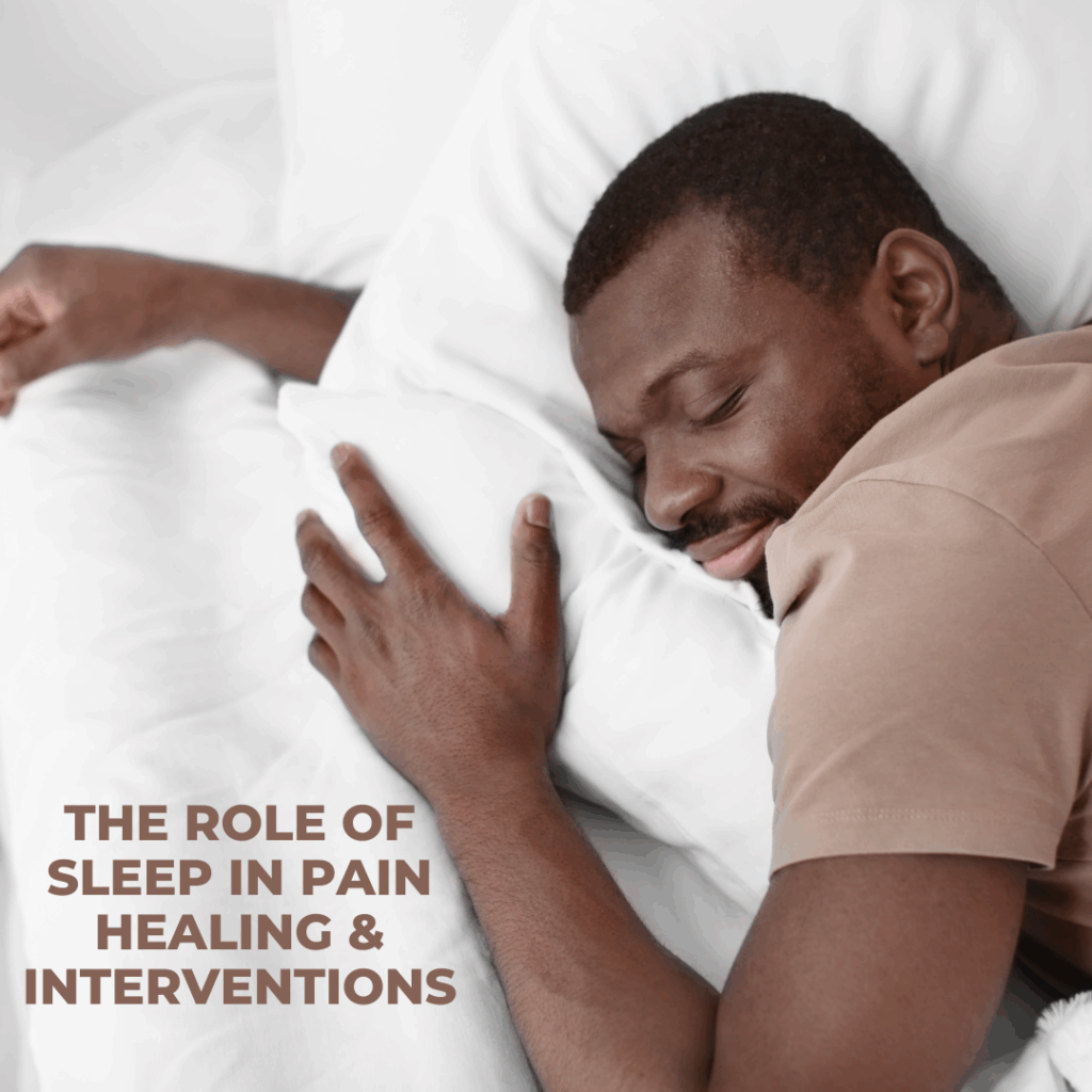 The Role of Sleep in Pain Healing & Interventions • Acute & Chronic ...